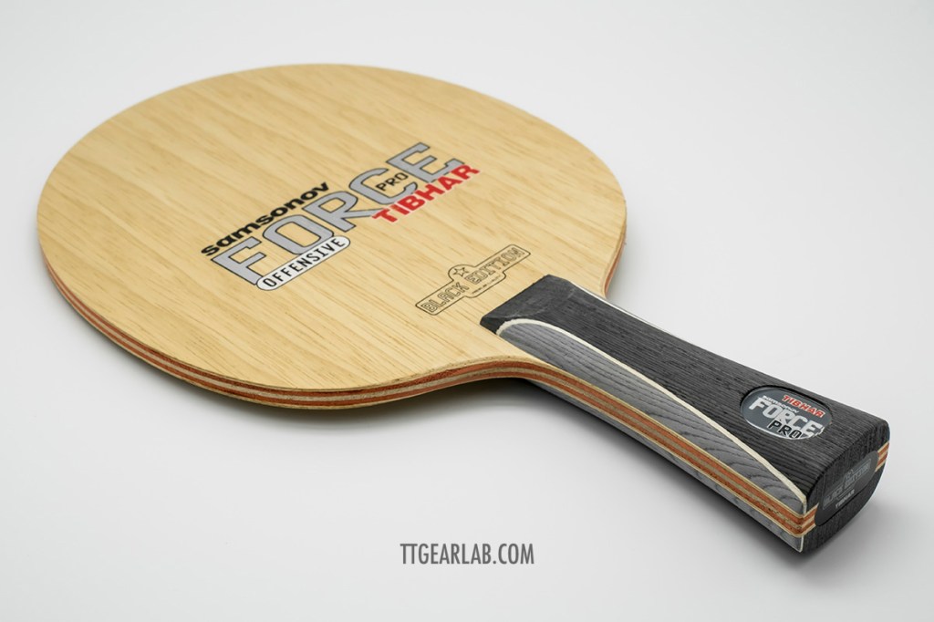 Tibhar Samsonov Force Pro Black Edition vs. some 7-ply wood blades ...