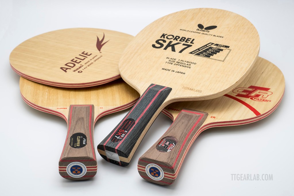 Tibhar Samsonov Force Pro Black Edition vs. some 7-ply wood blades ...