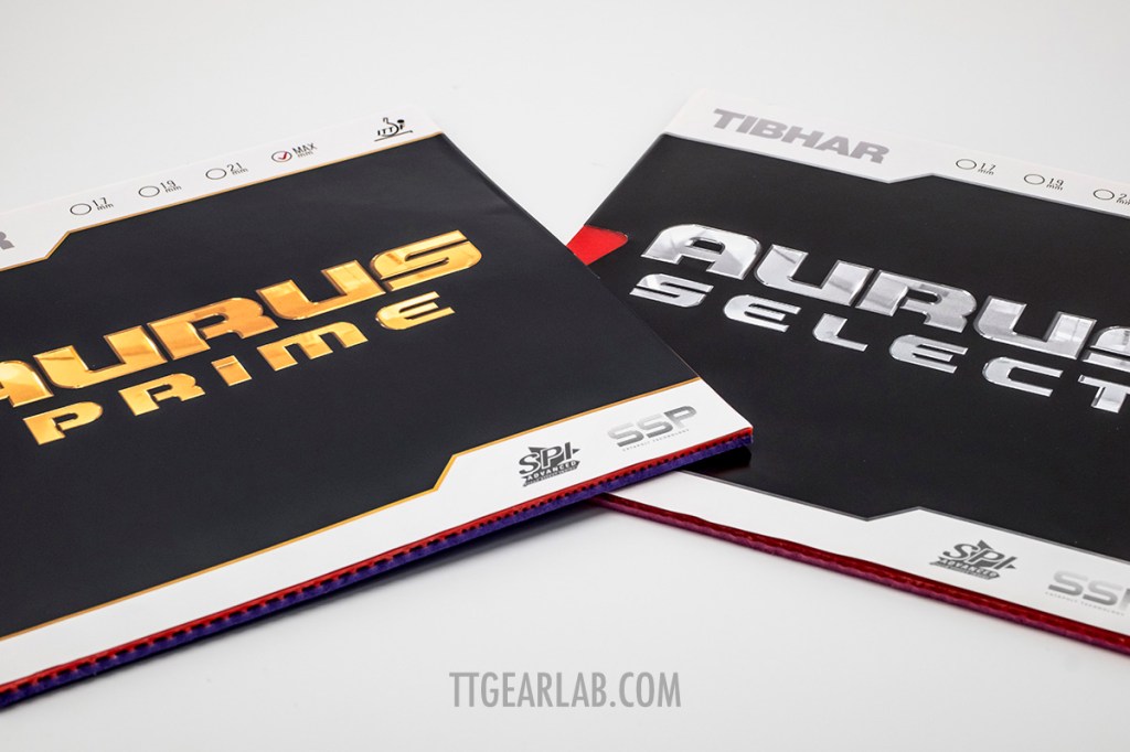 Tibhar Aurus Prime & Aurus Select [Field Test Report] – TTGearLab