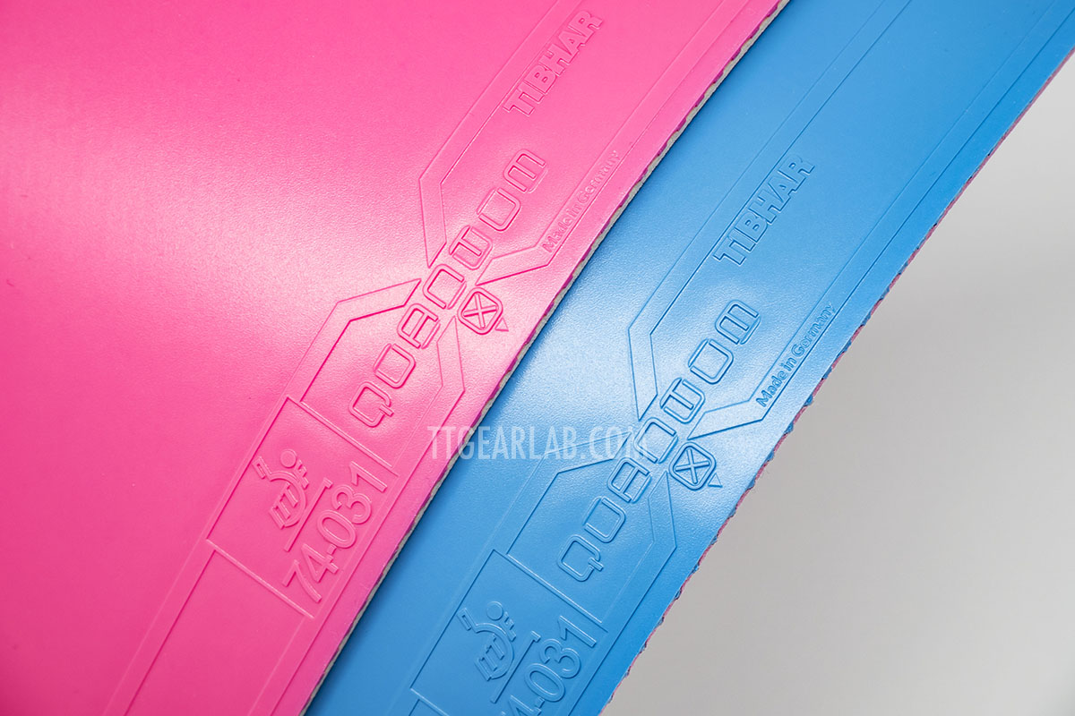 Tibhar Quantum X Pro Pink & Blue [Photos & Information] – TTGearLab