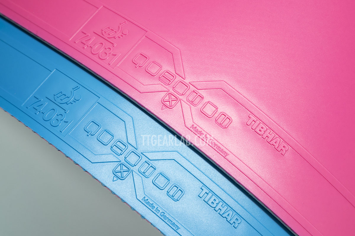 Tibhar Quantum X Pro Pink & Blue [Photos & Information] – TTGearLab