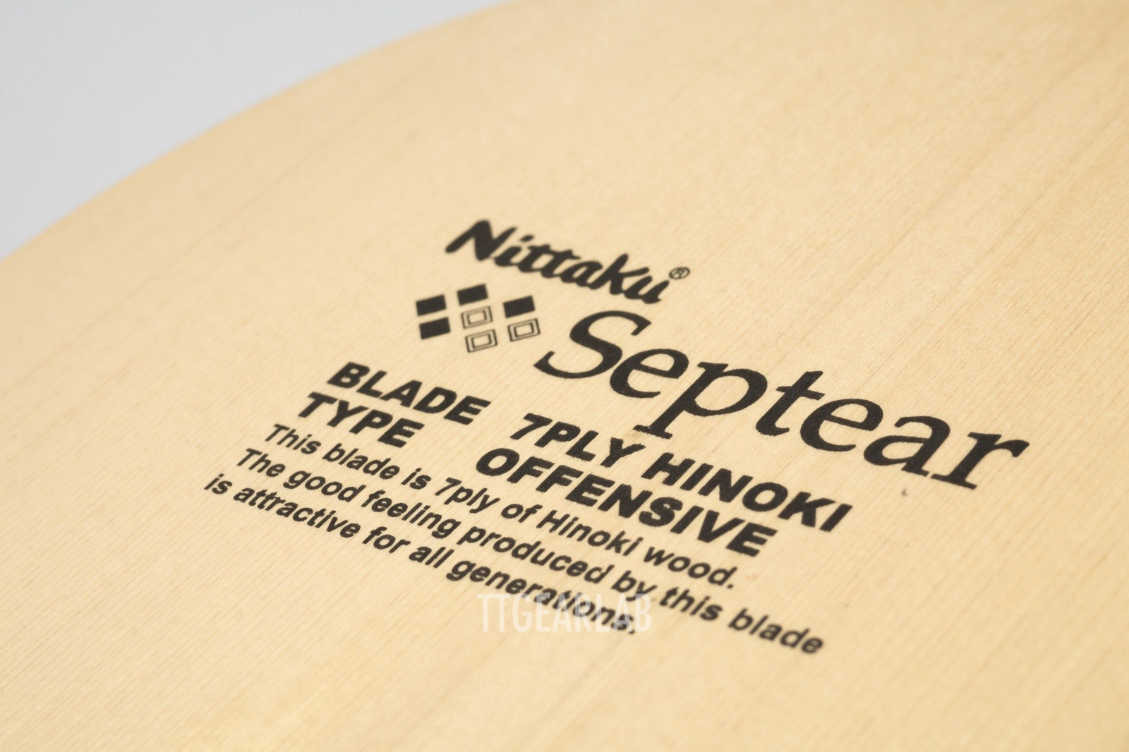 Nittaku Septear [Photos & Information] – TTGearLab
