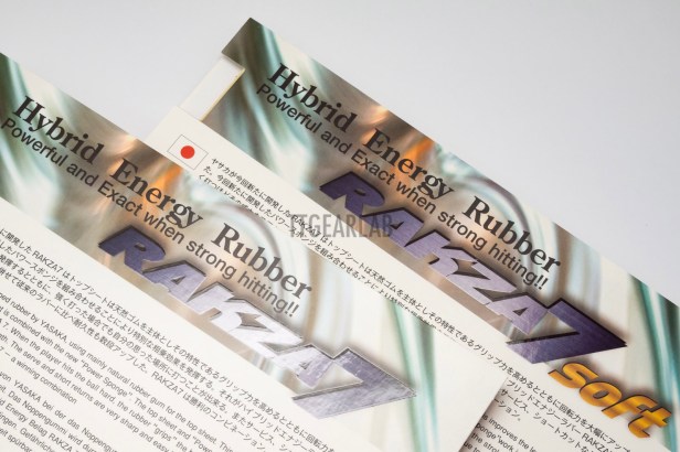 Yasaka Rakza 7 & Rakza 7 soft [Photos & Information] – TTGearLab
