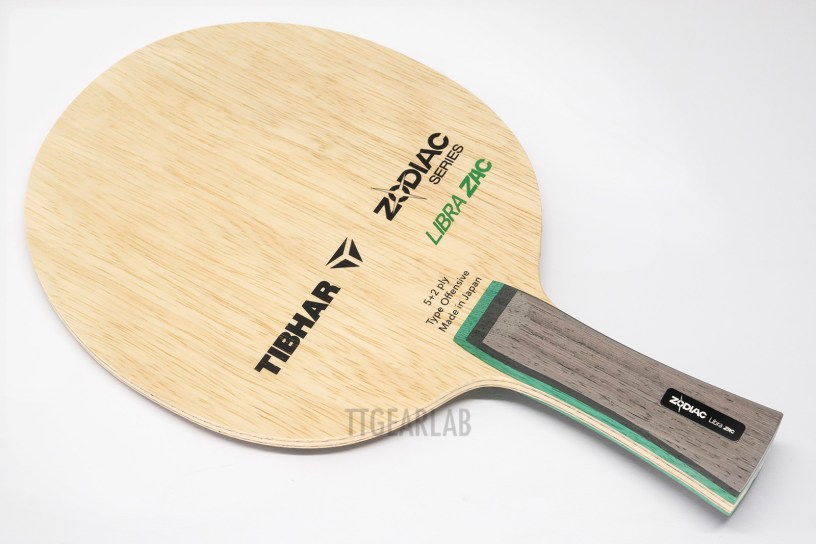 Performance Indices DB – Tibhar Blades – TTGearLab